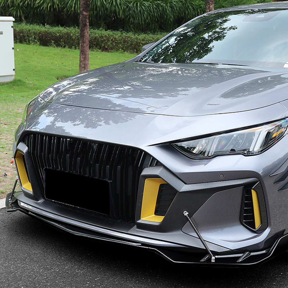 For Pontiac Firebird Glossy Black Front Bumper Lip Splitter Spoiler ...
