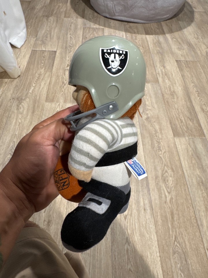 Vintage 1983 Tudor Games Huddles Oakland Raiders Plush 9" NFL Mascot ...
