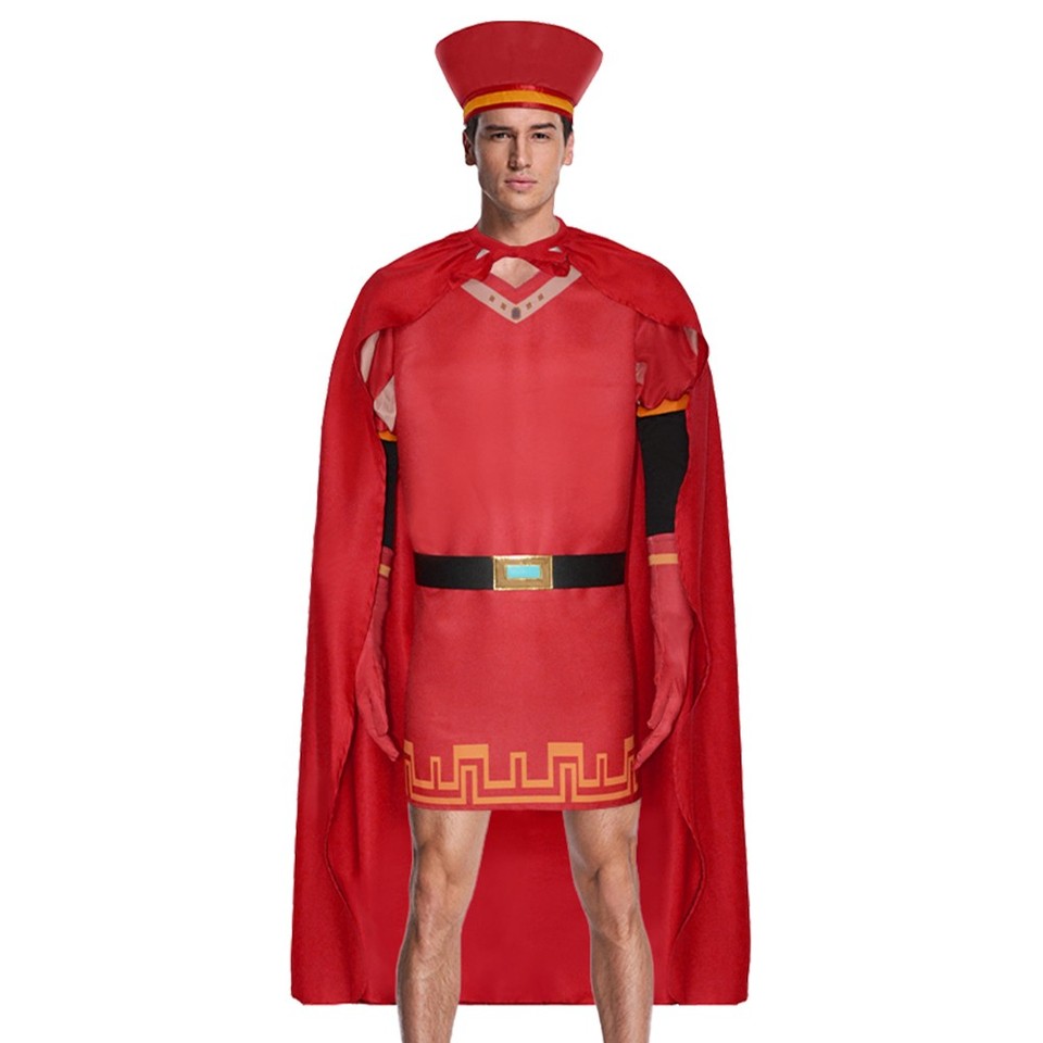 UK Cosplay Set Shrek The Lord Farquaad Knight Armor Costume Carnival ...