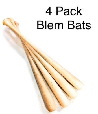 4-33.5” CRAFT QUALITY Wood Blem Baseball Bats (FREE SHIPPING!) | eBay