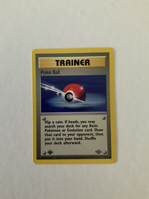 Pokemon 1st Edition Trainer Poke Ball 64/64 (x1) Non-holo | eBay