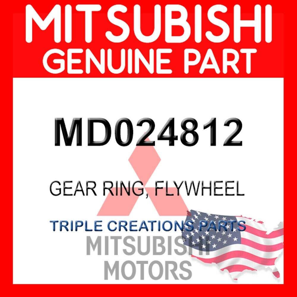GENUINE OEM MITSUBISHI MD024812 GEAR RING, FLYWHEEL OEM | eBay