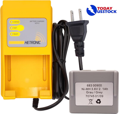 1x Battery 68300900 For HETRONIC Remote Control + Hetronic UCH-2 ...