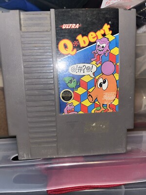 Qbert (Nintendo Entertainment System, 1989) - NES (Ultra) Cartridge ...