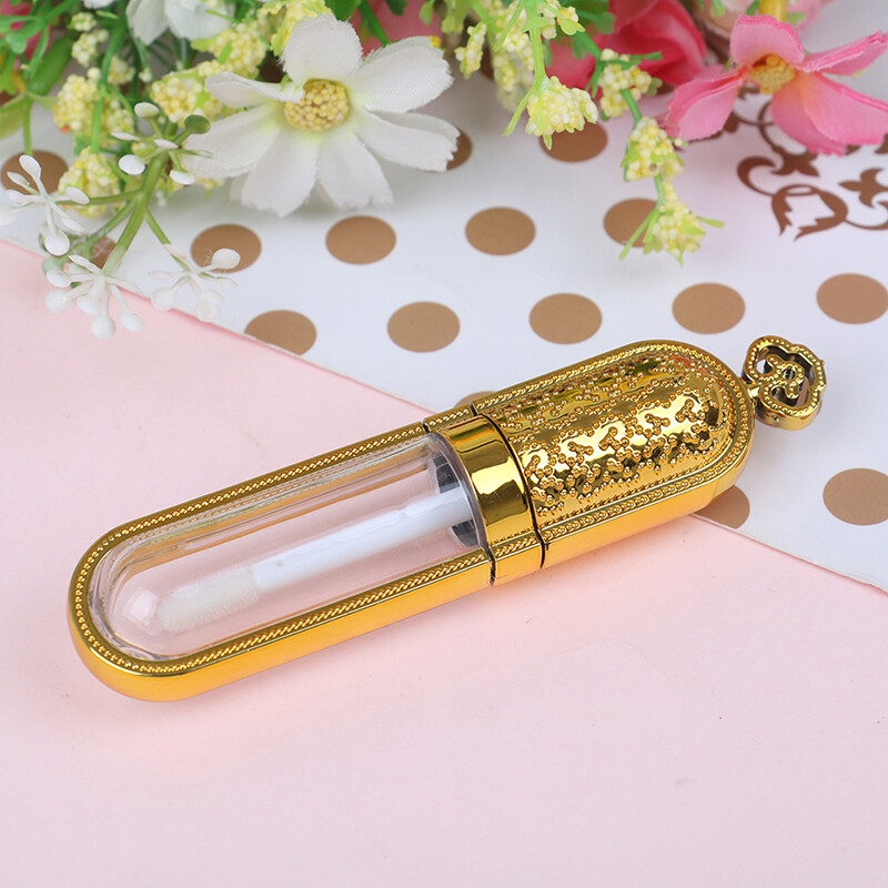 Pretty lip gloss tube lip balm bottle container refillable empty lip ...