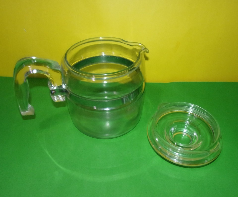 Pyrex Glass Flameware 4 Cup Coffee Pot Percolator 7754-B Vintage w/ Lid ...