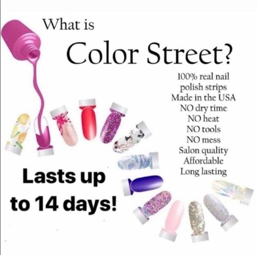 Color Street 100% Nail Polish Strips "Fired Up" FDG278 | eBay