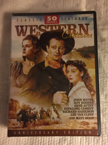 50 Movie Pack Western Classics Cowboy Movies DVD Box Set NEW SEALED ...