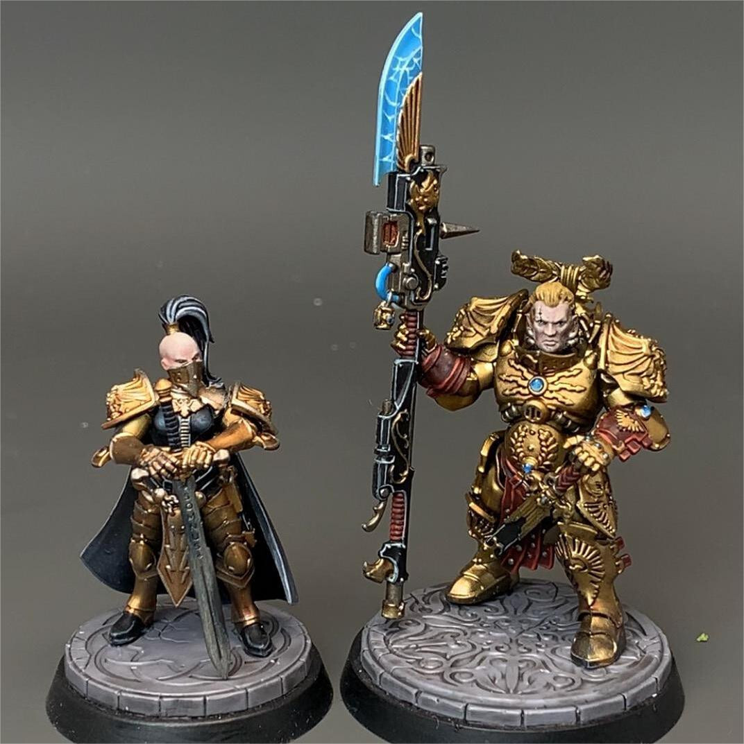 Adeptus Custodes Talons of the Emperor Valerian and Aleya Warhammer 40K ...