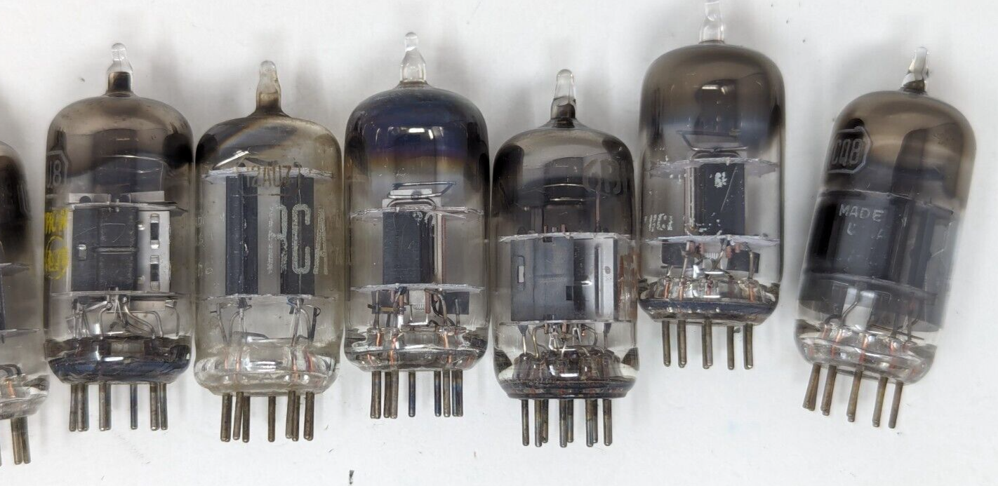 Vintage RCA Audio Radio Amplifier Rectifier Electron Vacuum Tubes 21 ...