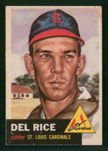 DEL RICE 1953 TOPPS 53 NO 68 VG+ 22500 | eBay
