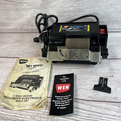 WEN Wet Wheel Machine Model 2901 Sharpener Hollow Grinder Honer Tested ...