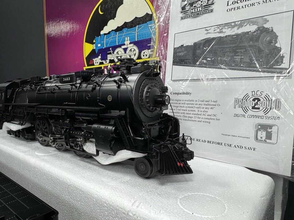 MTH 20-3135-1 Santa Fe 4-6-4 Hudson steam engine #3463 PS2 BCR LNIB | eBay