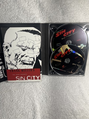 Sin City Recut Extended Unrated DVD Box Set 2-Disc W/ Frank Miller ...