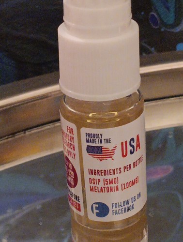 Asleep DSIP/Melatonin Nasal Spray (Pure Rawz) Sleep Support Exp 12/26 ...