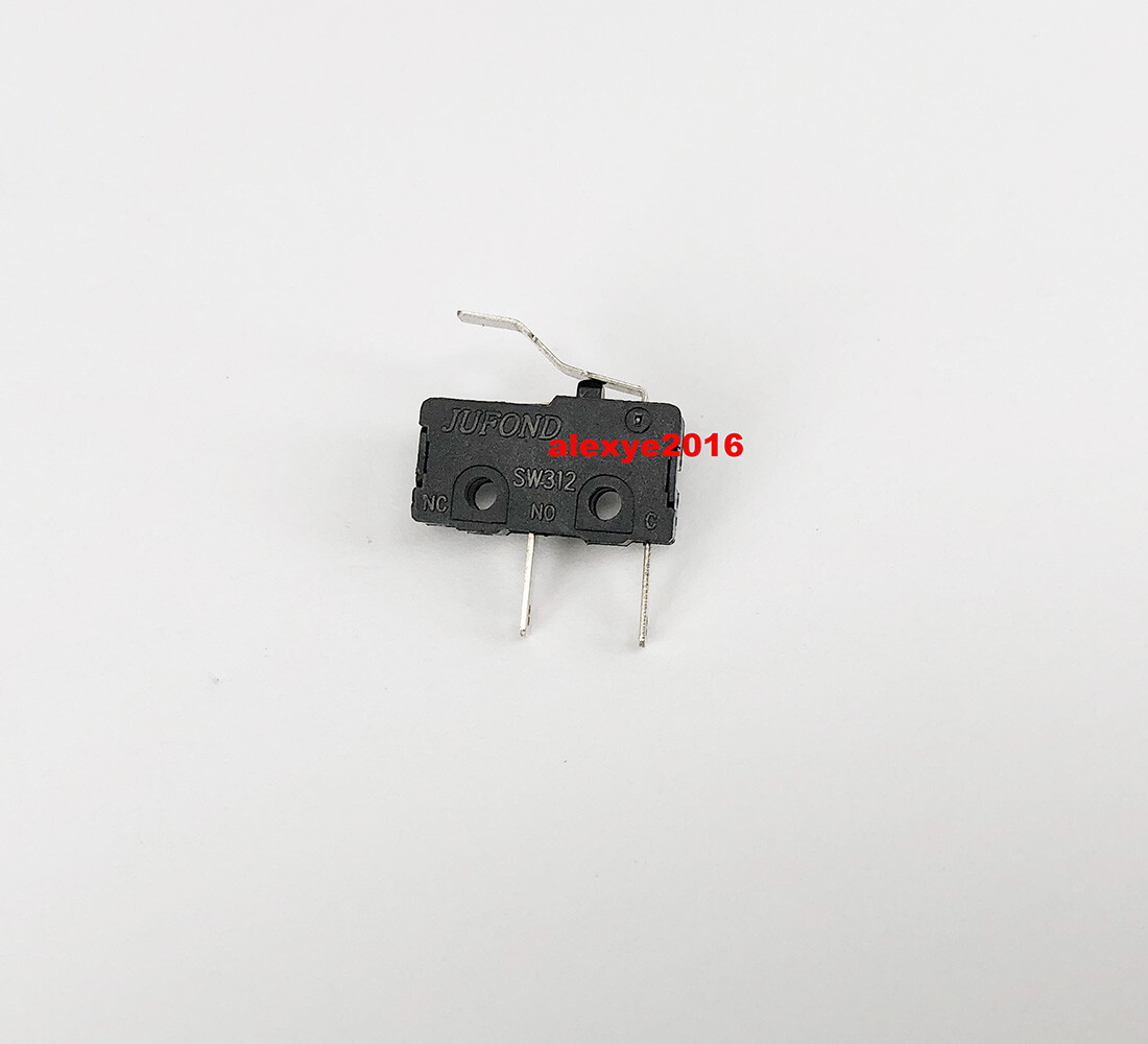 JUFOND SW312 Micro Switch COM and NO 2 Pins Normally Open with Press ...