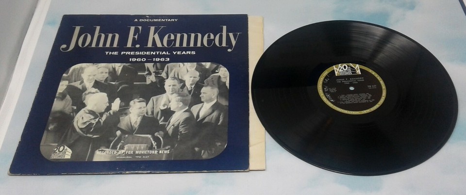 Lot of 3 John F Kennedy Vinyl Records Including Speeches and Tributes ...