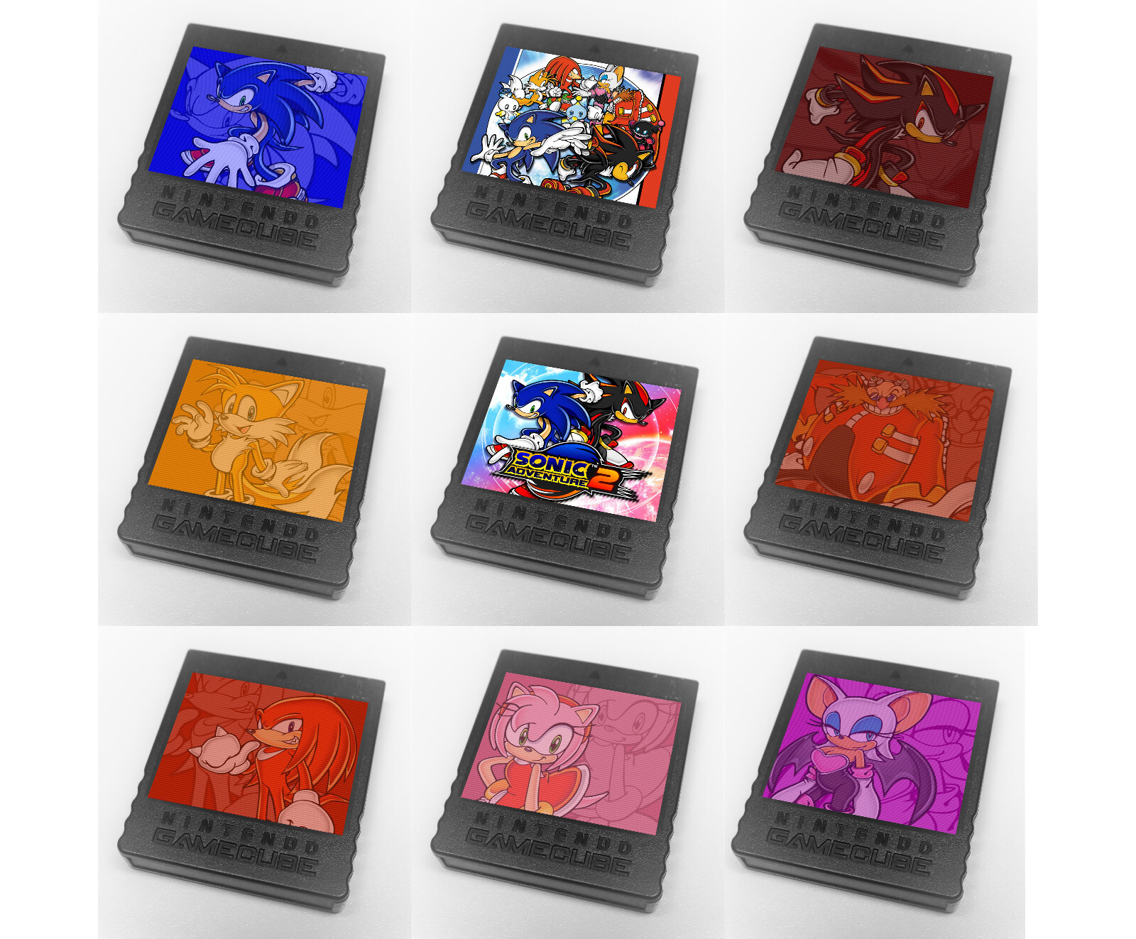 Sonic Adventure 2 Collection - Custom Nintendo GameCube Memory Card ...