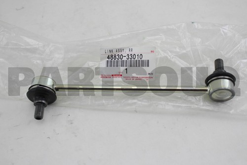 4883033010 Genuine Toyota LINK ASSY, REAR STABILIZER, RH/LH 48830-33010 ...