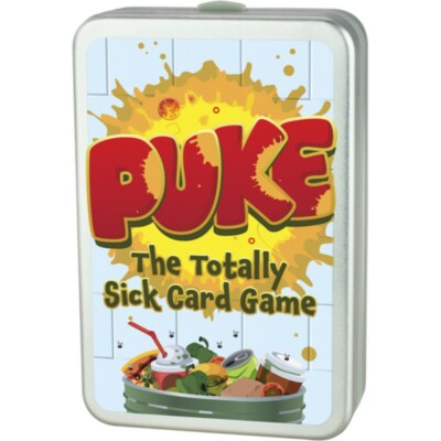 Puke Totally Sick Card Game Novelty Gift Kids Children's Fun Stocking ...