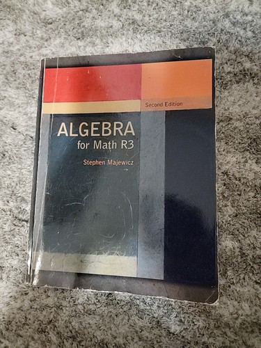 Algebra For Math R3 | eBay