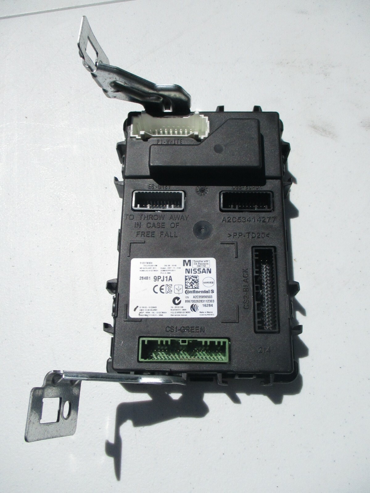 2016-2017 Infiniti QX60 BCM Body Control Module w/Mounting brackets ...