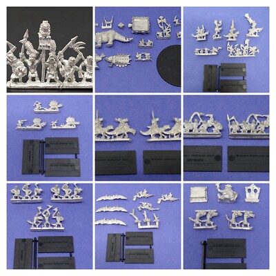 Warmaster - Lizardmen Loose Units METAL OOP GW WARHAMMER FANTASY ...