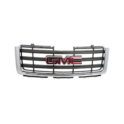 NEW GENUINE Front Grille Chrome w/ Red GMC Logo 2007-2012 Sierra 1500 ...