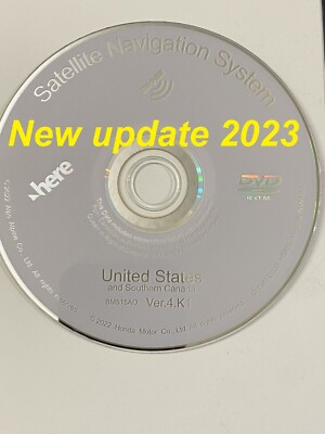 2023 White DVD Map Update for U.S with the Setup DVD disc | eBay