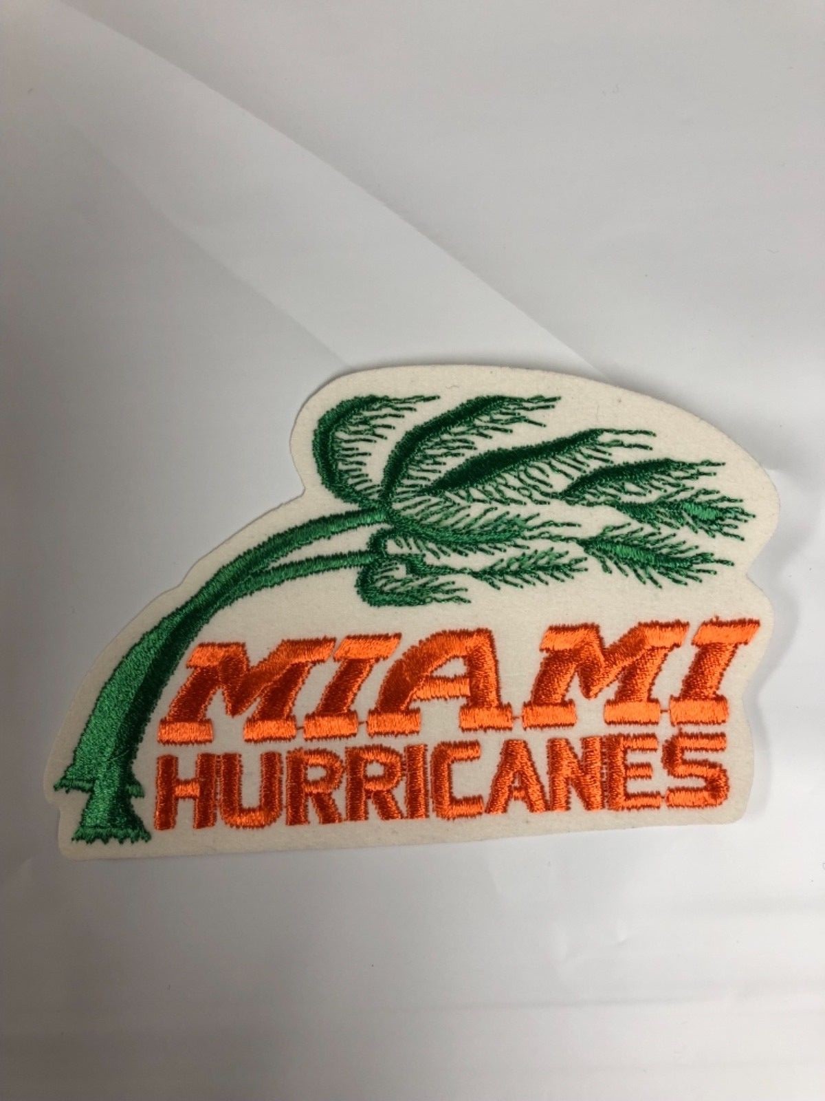 NCAA MIAMI HURRICANES SEW ON PATCH 5 3/8” X 3 1/2” | eBay