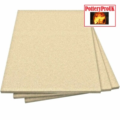 Vermiculite Firebrick Fire Board 25mm Heat Proof Brick Fireboard ...