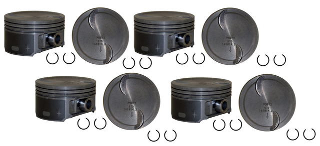 Enginetech P5073 Chevrolet GM GENIII 6.0 Ly6 L76 Hypereutectic Pistons ...