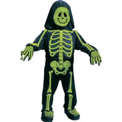 Fun World Totally Skelebones Toddler Costume Green - Small | eBay