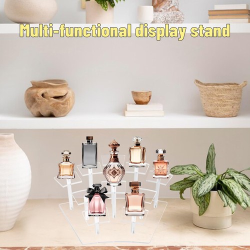 Acrylic Display Stand 10-Tier Layered Action Figures Organizer Holder ...