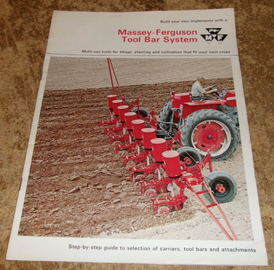 1969 massey-ferguson tool bar system brochure in good shape used | eBay