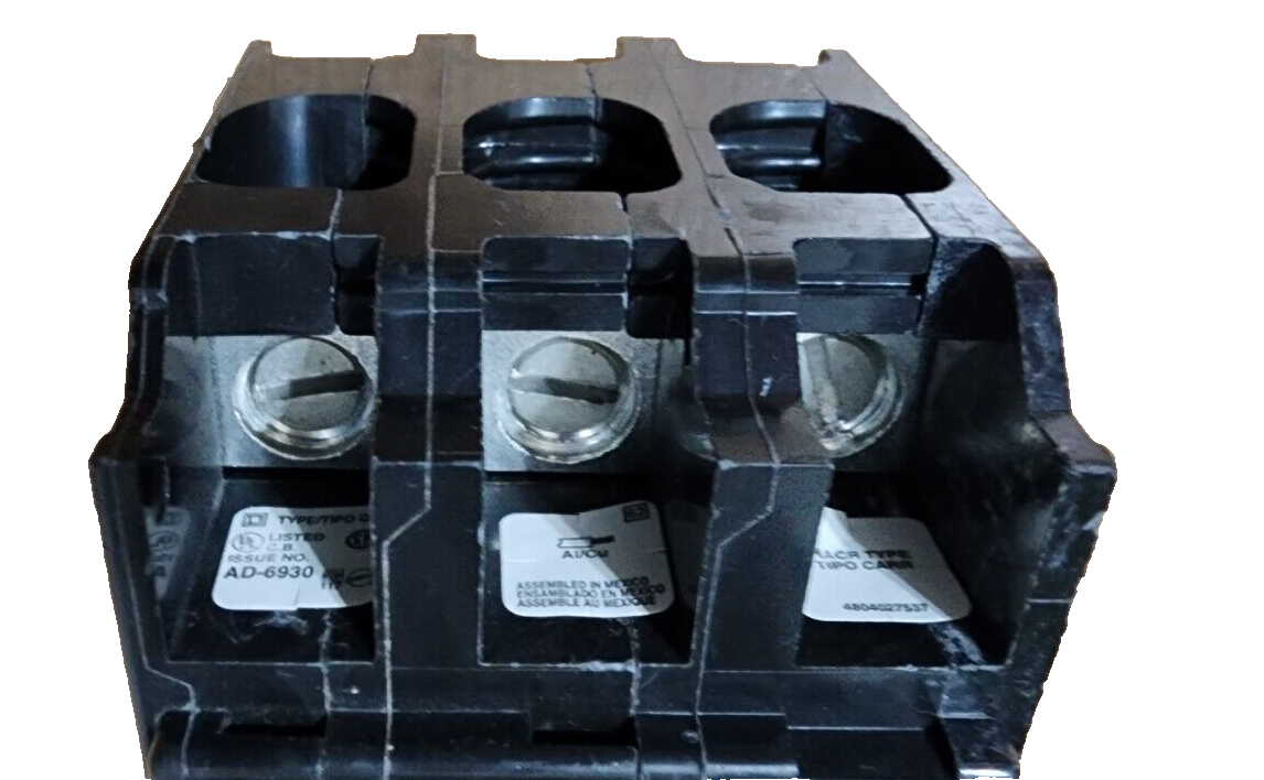 Square D QO3100 3P 100A Circuit Breaker SQO 240VAC Plug-On Circuit ...