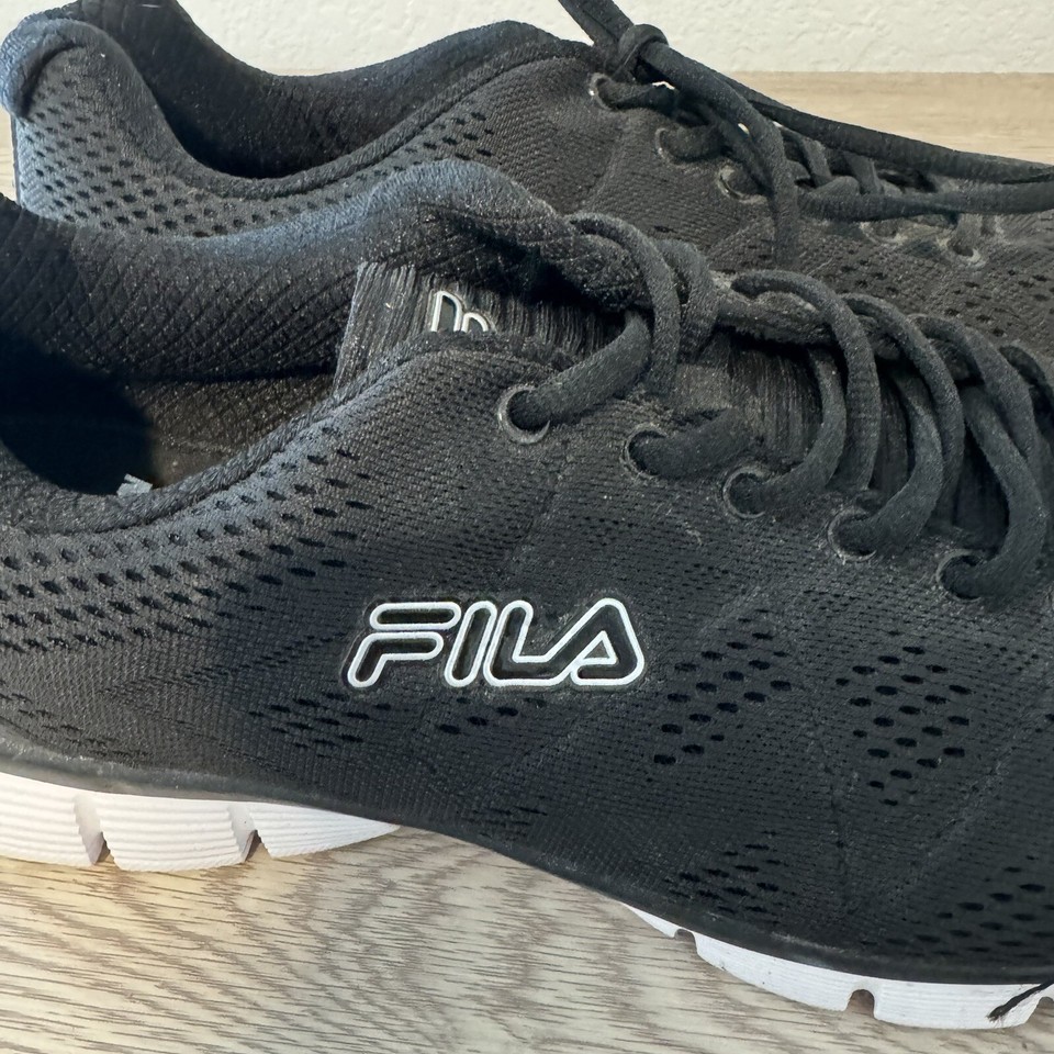 FILA Men's Black Casual Sneaker Memory Foam Size 11 | eBay