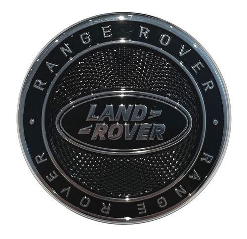 Land Rover Logo OEM Range Rover SV Narvick Black Premium Wheel Cap Set ...