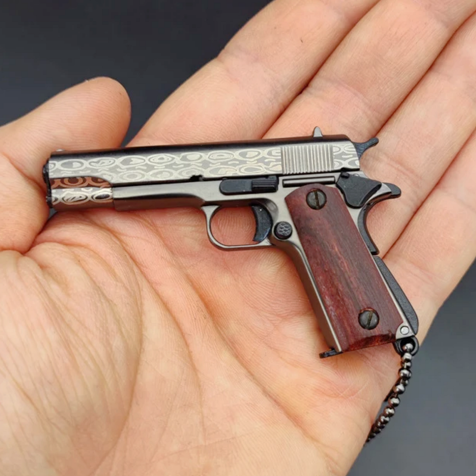 Limited Edition 1911 Keychain, Metal Gun Keychain Pistol Keychain for ...