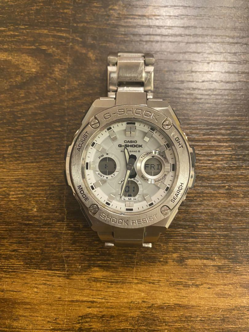 CASIO G-SHOCK G-STEEL GST-W110D-7AJF White Men's Watch CASIO G-SHOCK G-STEEL GST-W110D-7AJF White Men's Watch