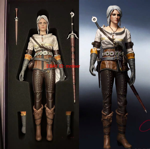 Jktoys Ciri K-001 Ciri 1/6 Lady of Space Andtime The Witcher 3 Figures ...