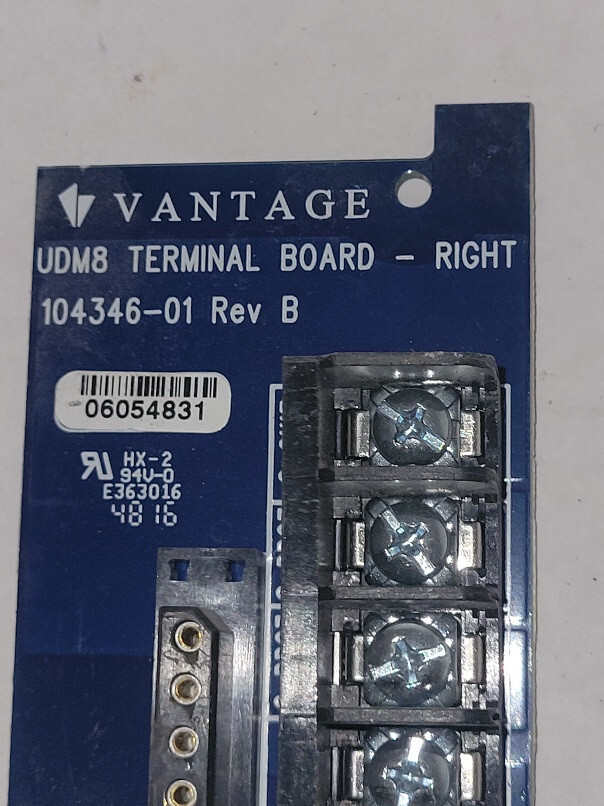 Vantage UDM8 Universal Dimmer Modules Right Side only Terminal Board | eBay