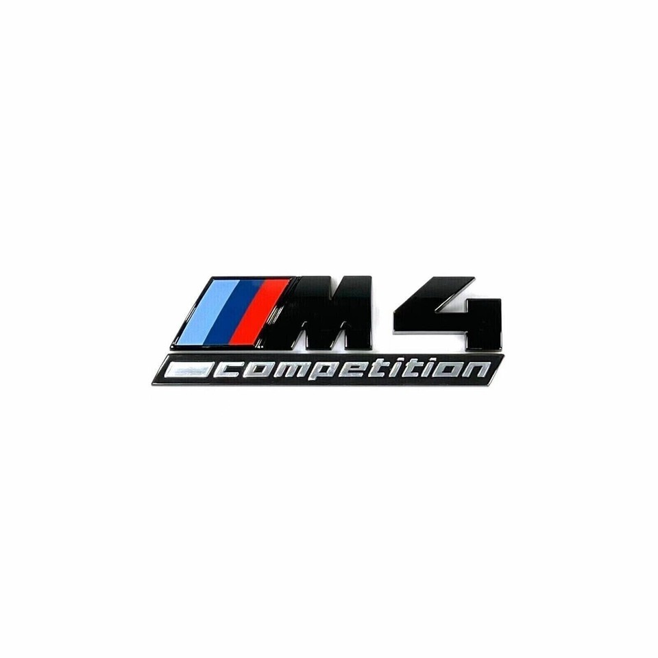 For 4 Series Gloss Black Emblem M4 COMPETITION Number Letters Rear ...