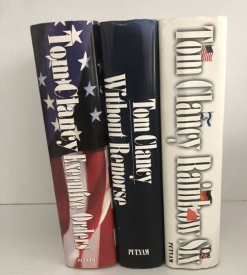 Lot of 3 Tom Clancy Books Jack Ryan HC DJ | eBay