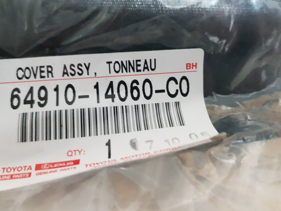 NEW GENUINE TOYOTA SUPRA JZA80 TONNEAU COVER BLIND 64910-14060-C0 1993 ...