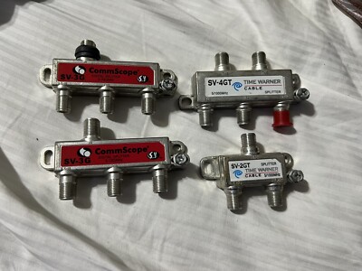 COMBO! 2x CommScope SV-3G, 1x Time Warner SV-4GT, & 1x SV-2GT CABLE ...