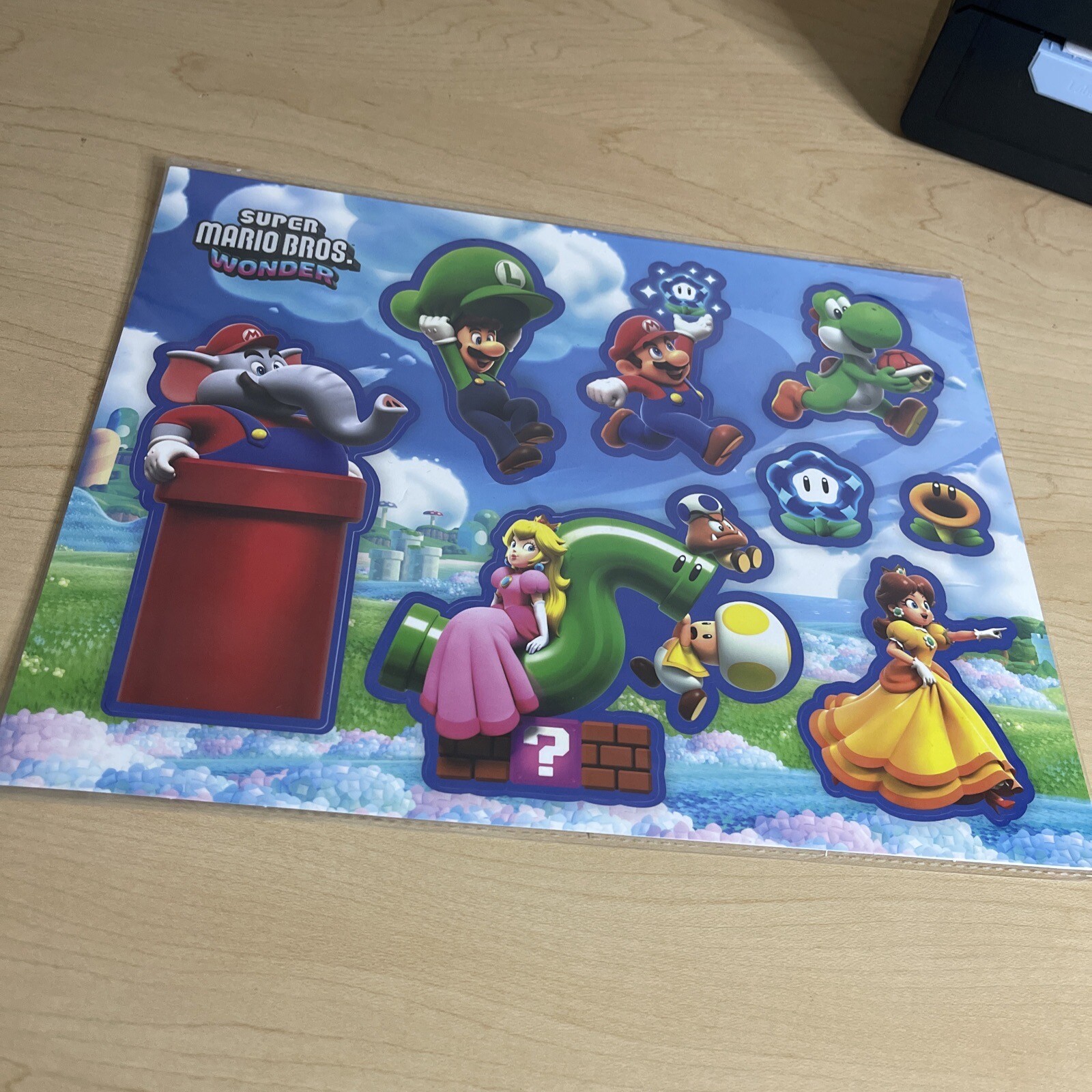 Super Mario Bros Wonder GameStop Preorder Exclusive Sticker Sheet ...