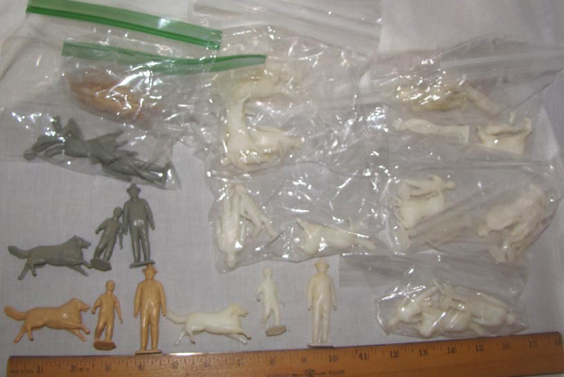 DEALER SPECIAL 13 sets of Marx reissue Lassie Playset character figures ...