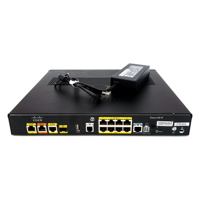 Cisco ISR Router C891F-K9, 8-Port Gigabit Switch, 2x WAN, 4x PoE, SFP ...
