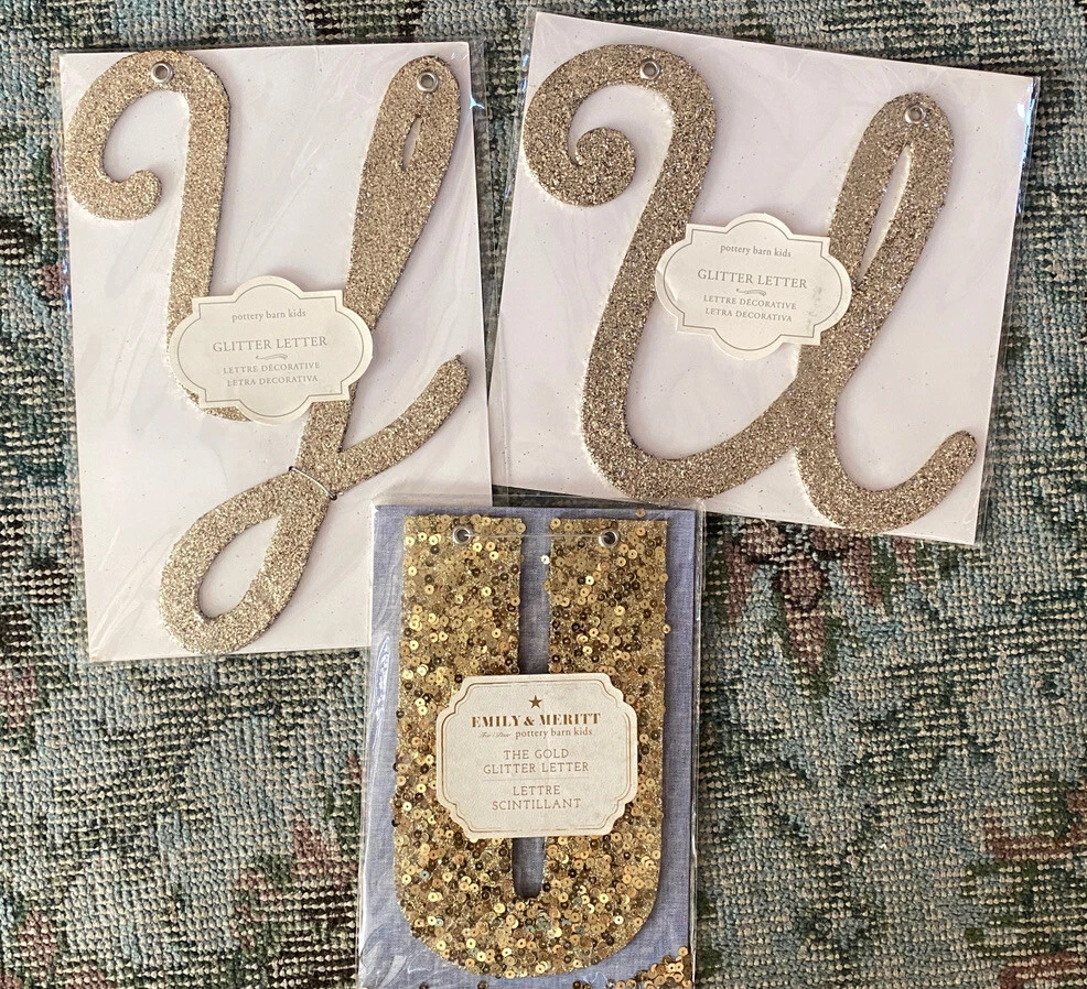 The Letter Y In Glitter